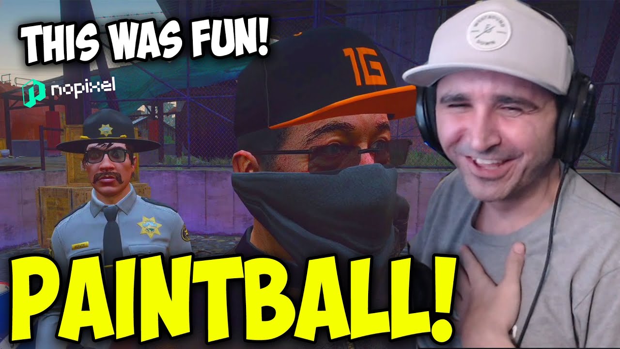 Summit1g PAINTBALL COPS VS CHANG GANG For No PRISON TIME! | GTA 5 ...