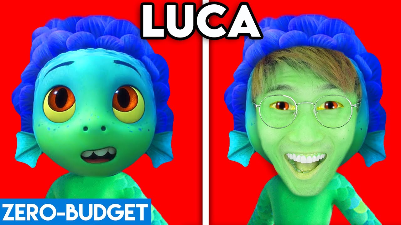 LUCA 2 WITH ZERO BUDGET! (LUCA FUNNY DISNEY ANIMATED MOVIE PARODY BY ...