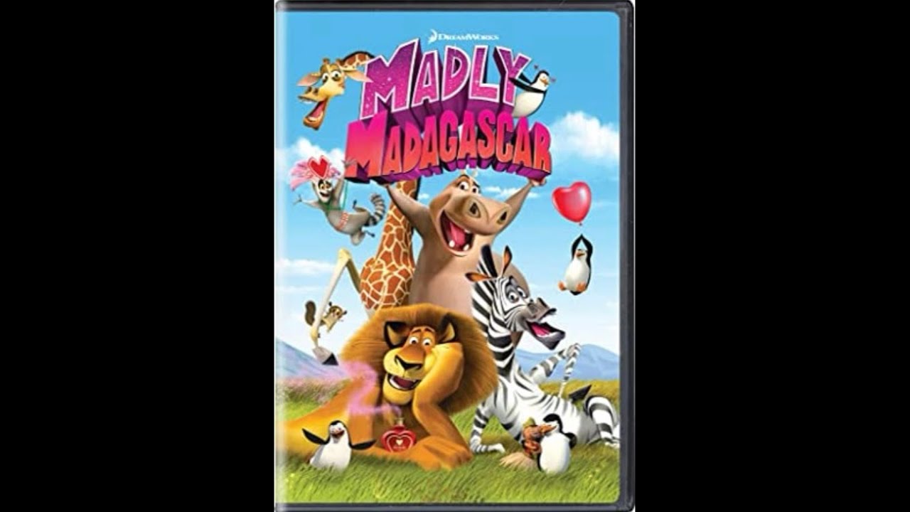 Madly Madagascar Dvd Cover