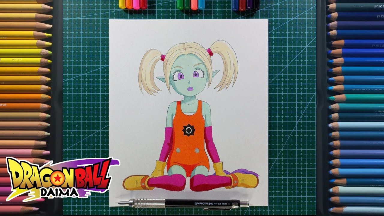 ️COMO DIBUJAR A PANZY DE DRAGON BALL DAIMA PASO A PASO │HOW TO DRAW ...