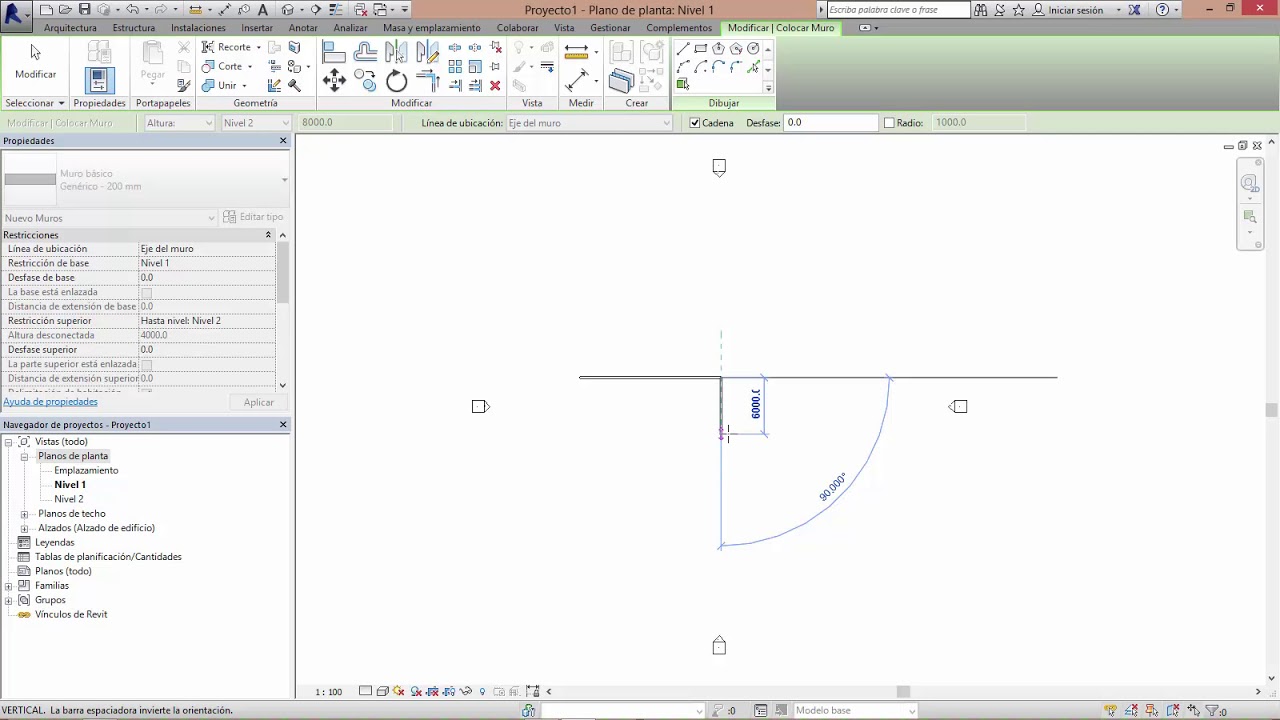 INTERFACE BASICA REVIT - YouTube