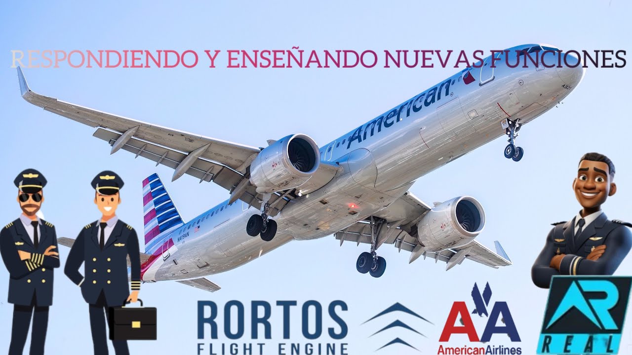 RFS REAL FLIGHT SIMULATOR | Respondiendo preguntas y enseñando ...