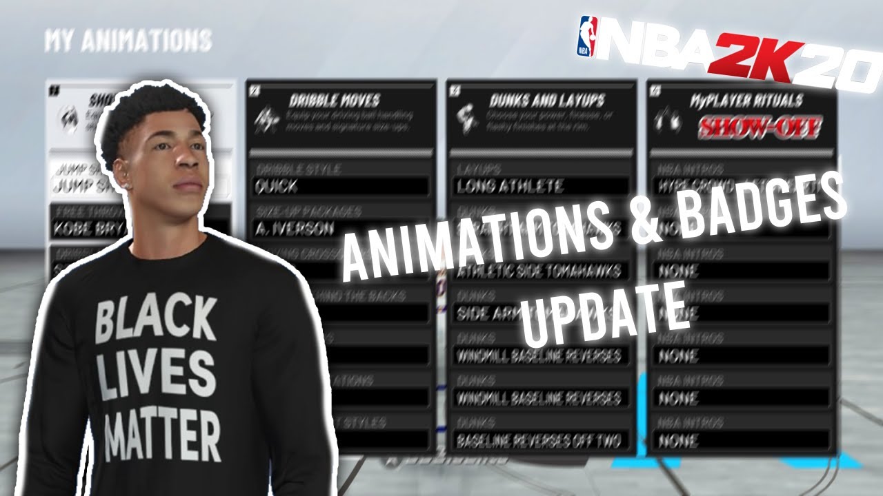 NBA 2K20 6'7 Playmaker Animation Attribute & Badge Update | 99 OVR PURE ...