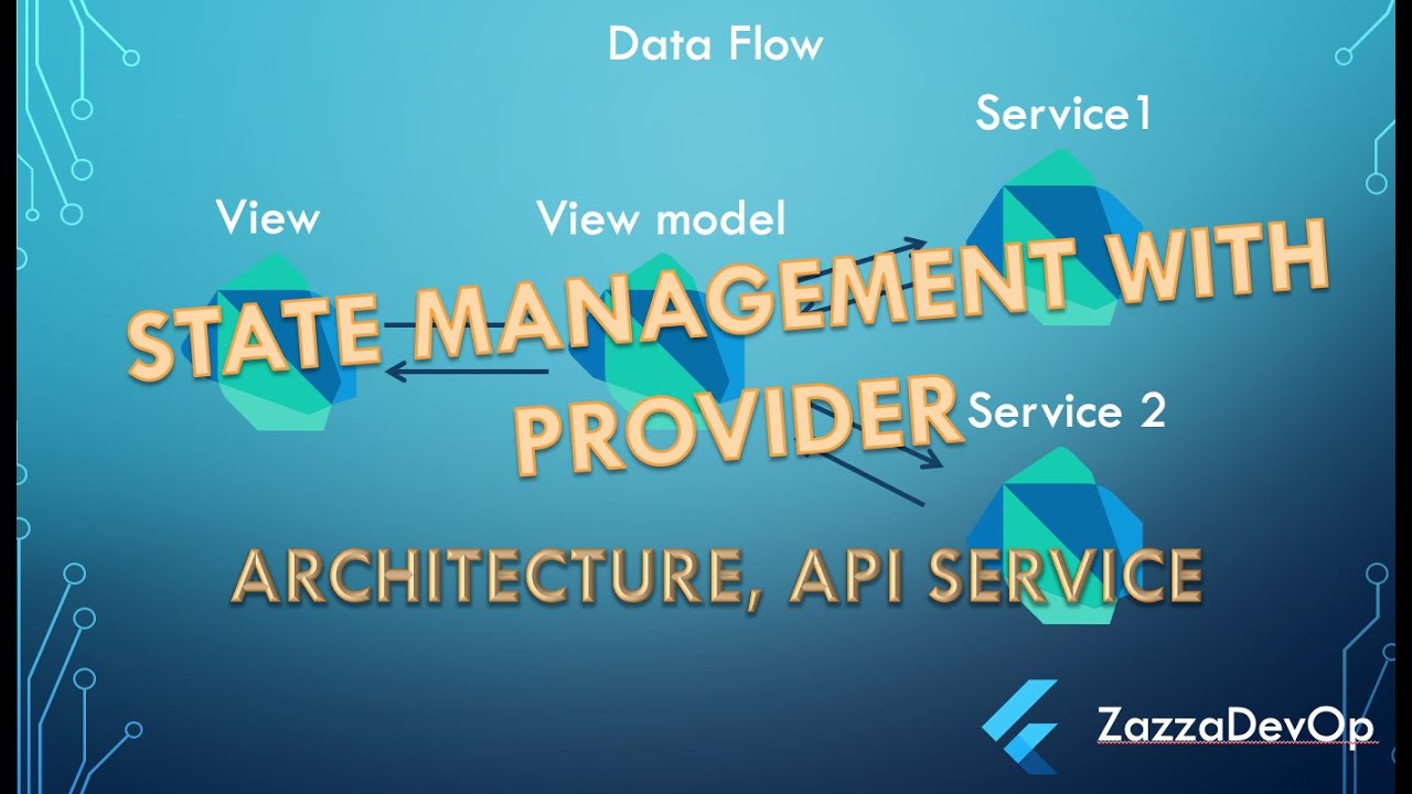 STATE MANAGEMENT WITH PROVIDER, Architecture and API Service - YouTube