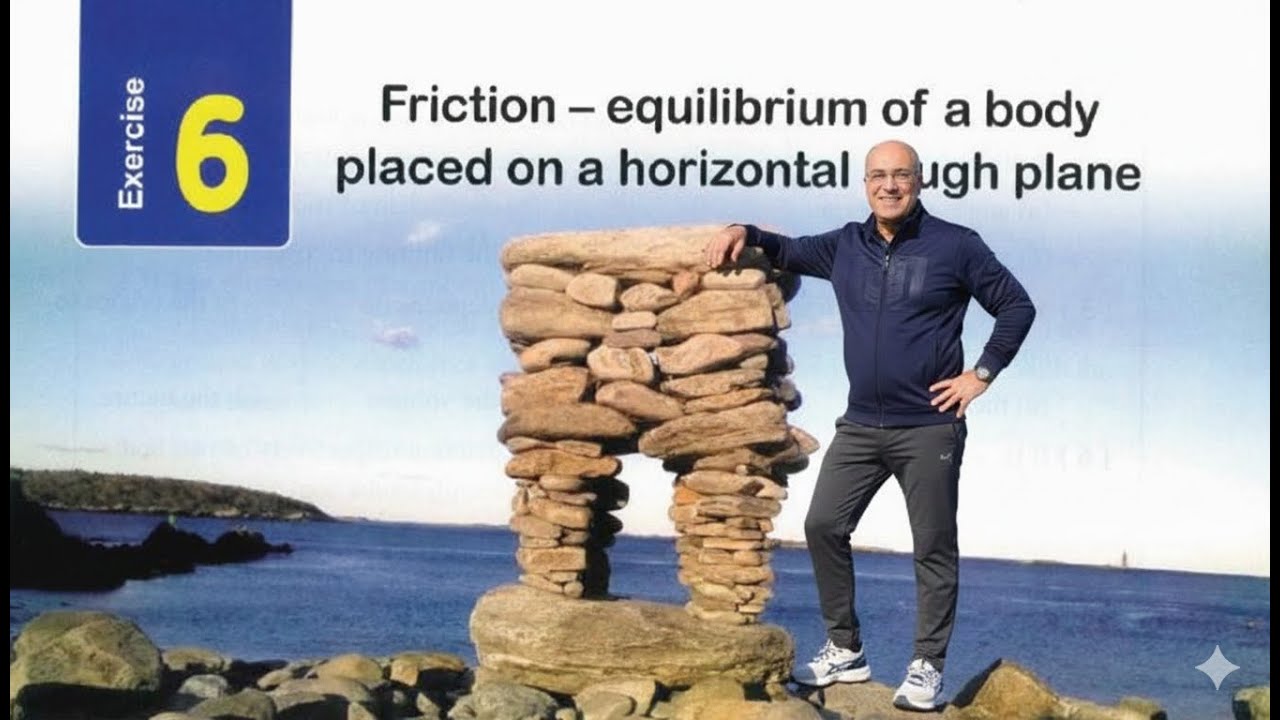solving exercise 6 applied, FRICTION - EQUILIBRIUM OF A BODY ON A ...