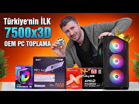 TÜRKİYE'NİN İLK 7500x3D PC TOPLAMA REHBERİ (9060 XT 16GB)