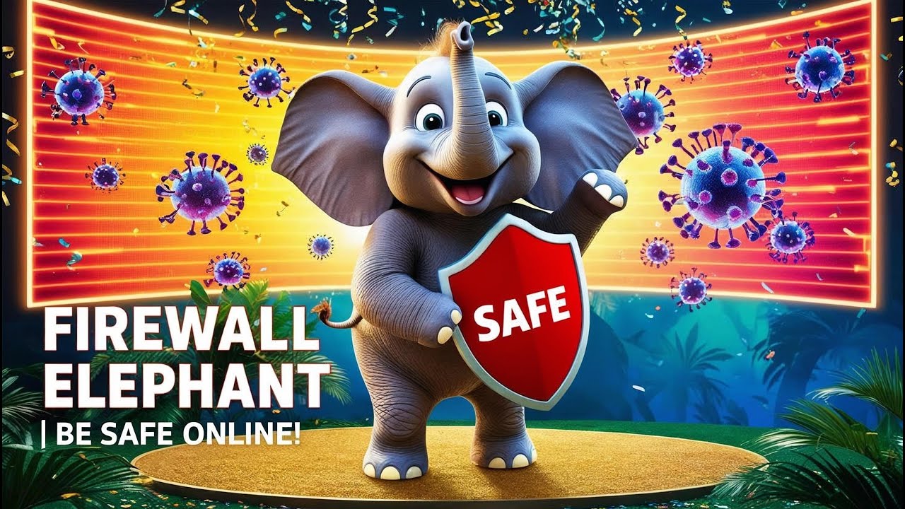 Firewall Elephant | Internet Safety Song for Kids | Cyber Security ...