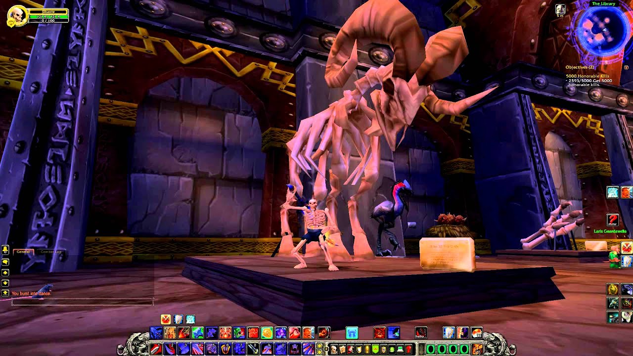 World of Warcraft - The Skeleton Dance - YouTube