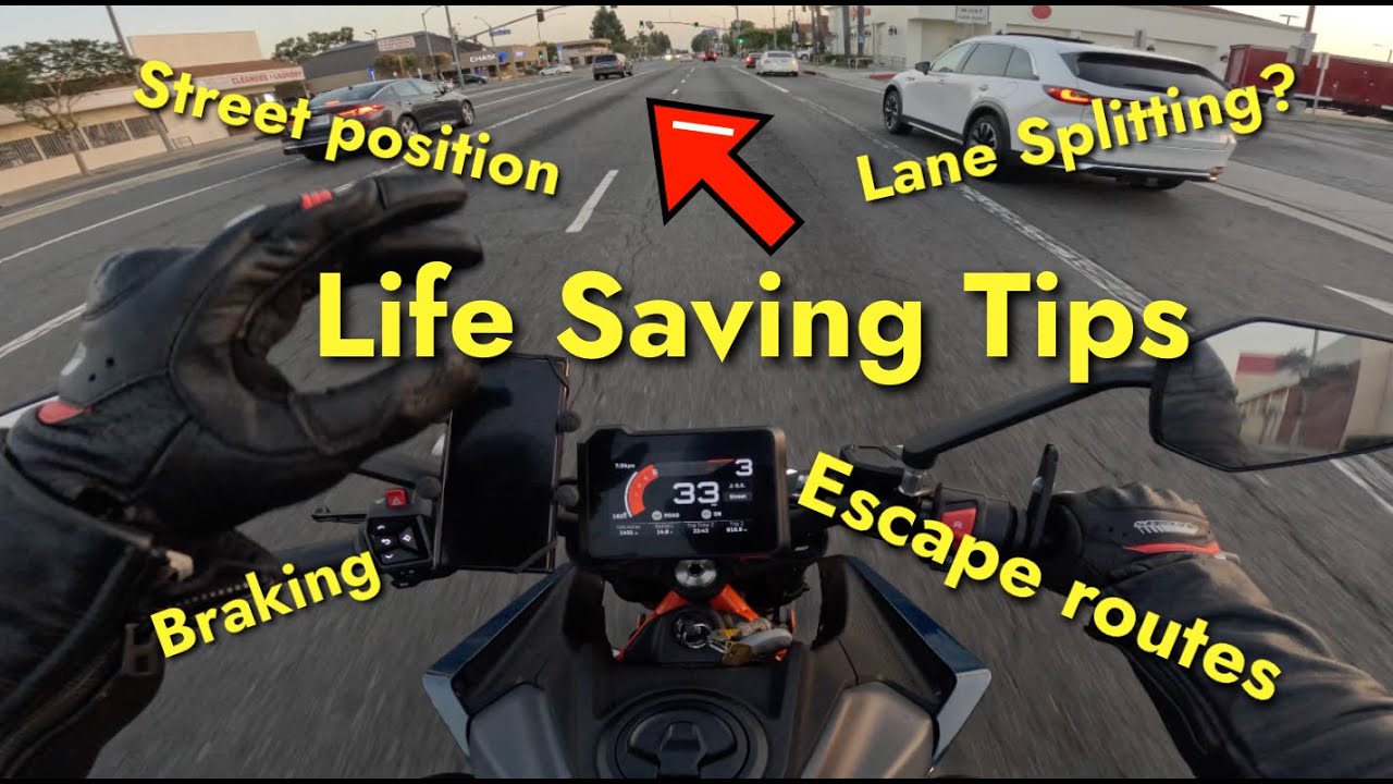 Beginner Motorcycle Street Riding Tips - YouTube