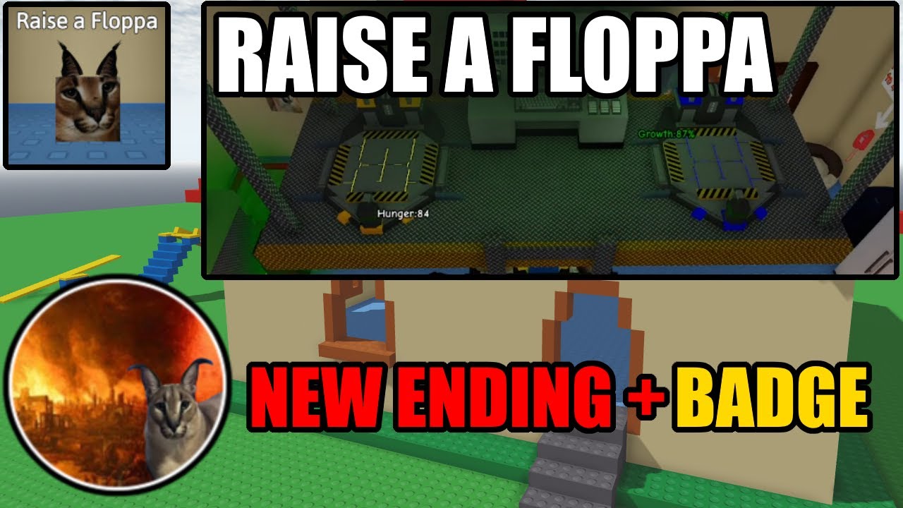 [raise a floppa] How to get the New Ending + End Times Badge - YouTube