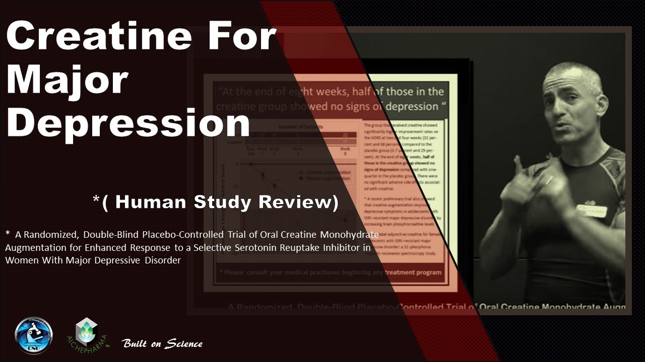 🎓 Creatine For Major Depression - YouTube