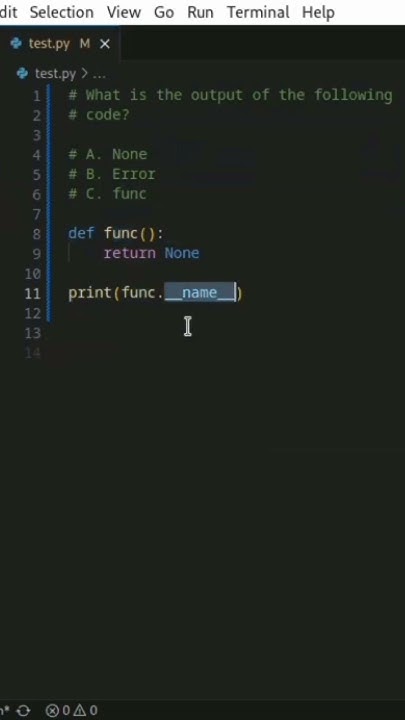 Python Challenge How To Print The Name Of Function Python Coding Pythontutorial Shorts