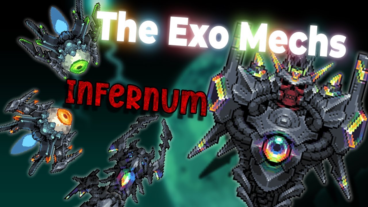 Defeating The Exo Mechs on Infernum Difficulty (Terraria Infernum ...