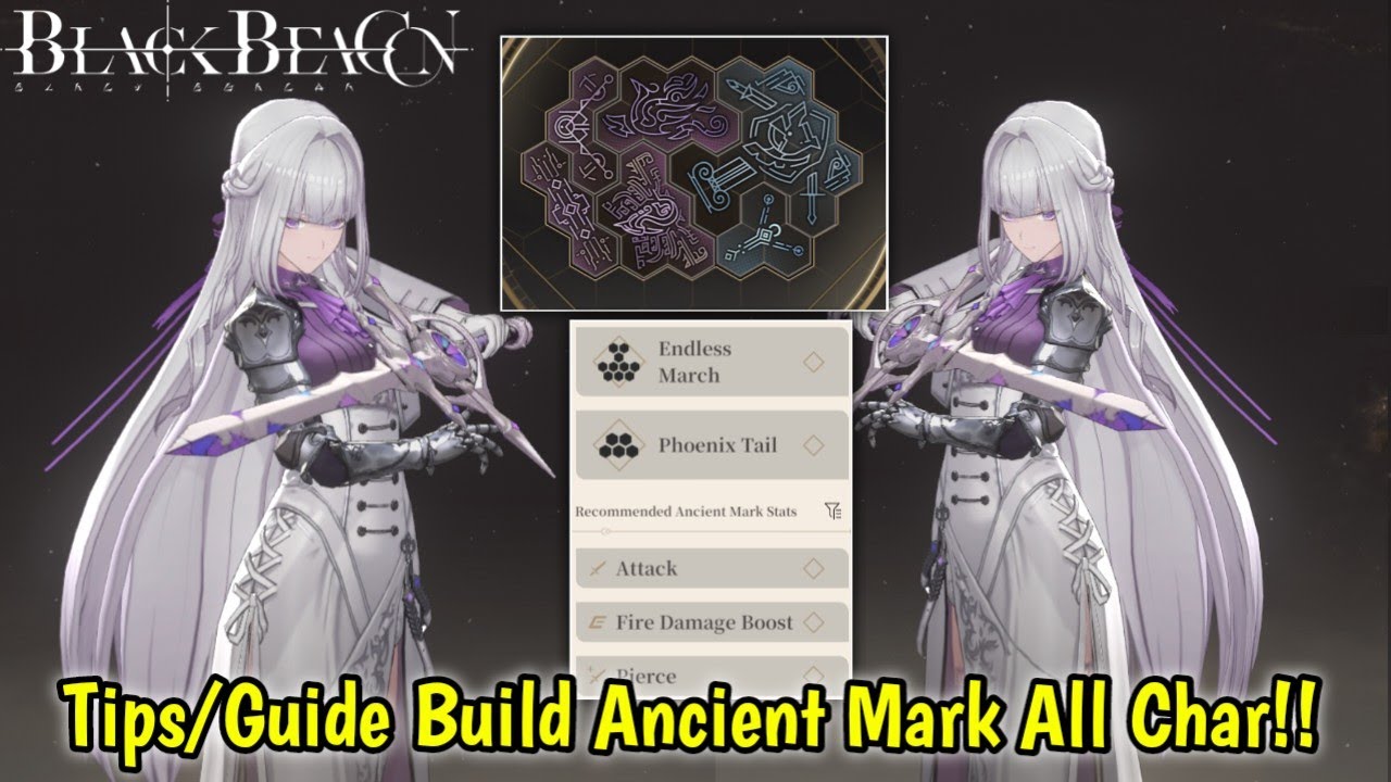 Tips/Guide Build Ancient Mark All Char - Black Beacon Gameplay - YouTube