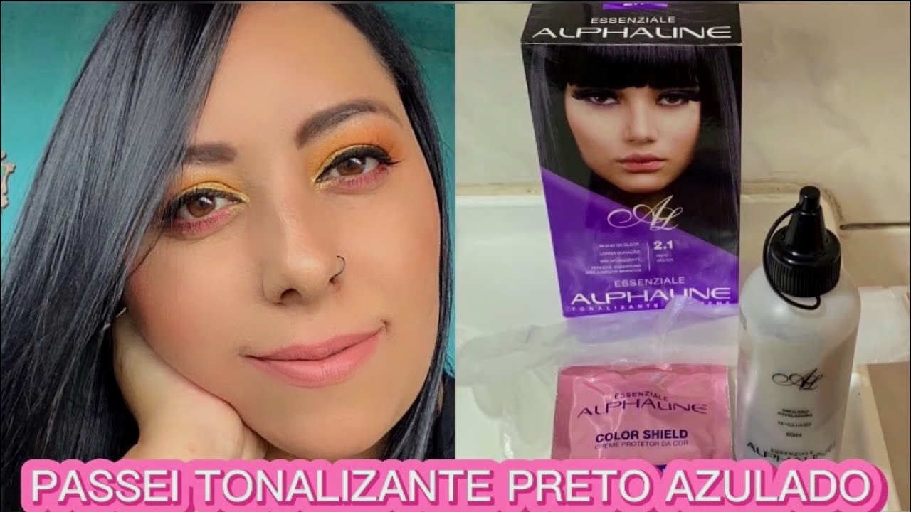 TONALIZANTE PRETO AZULADO ALPHALINE - YouTube