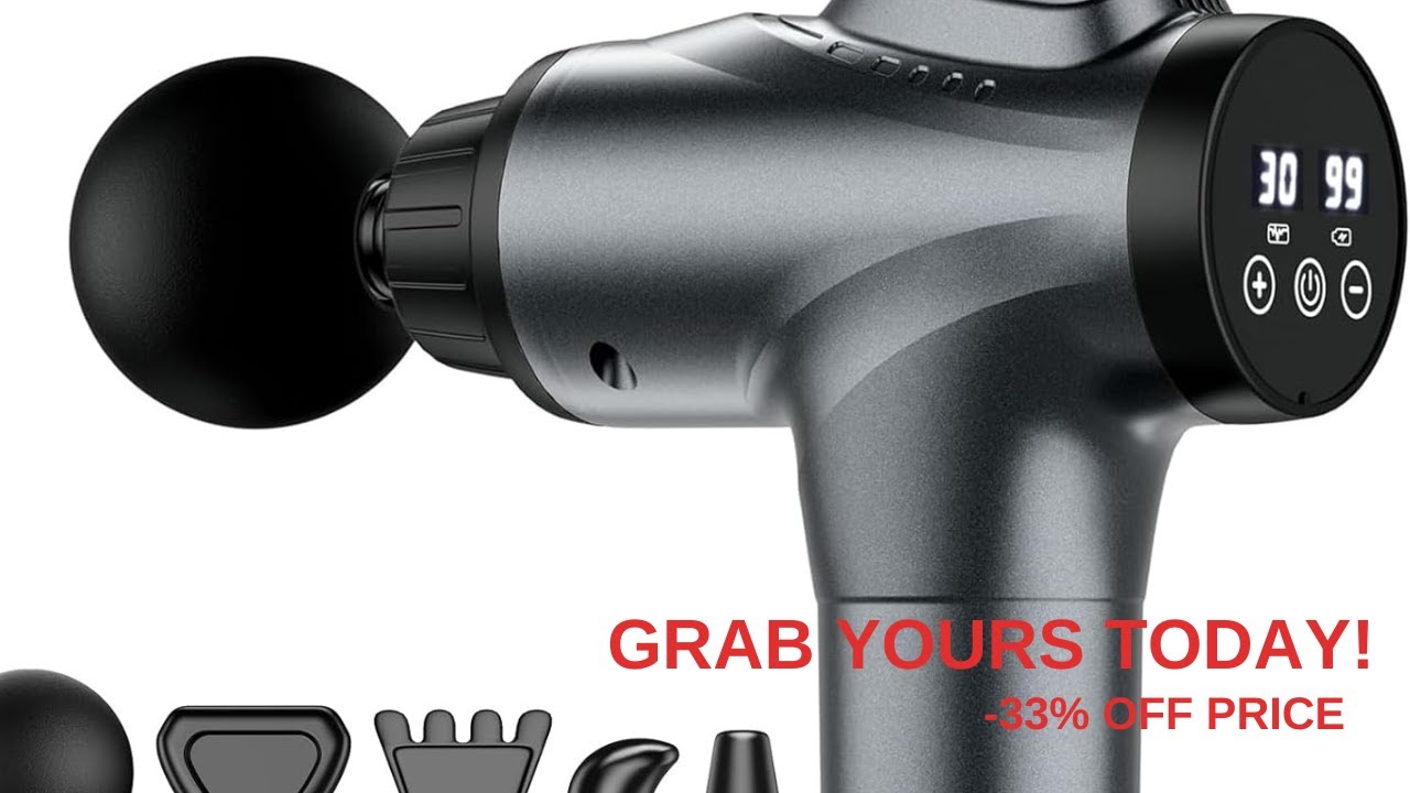 Soothe Your Muscles Anywhere! 💪 APHERMA Handheld Massage Gun Review ...