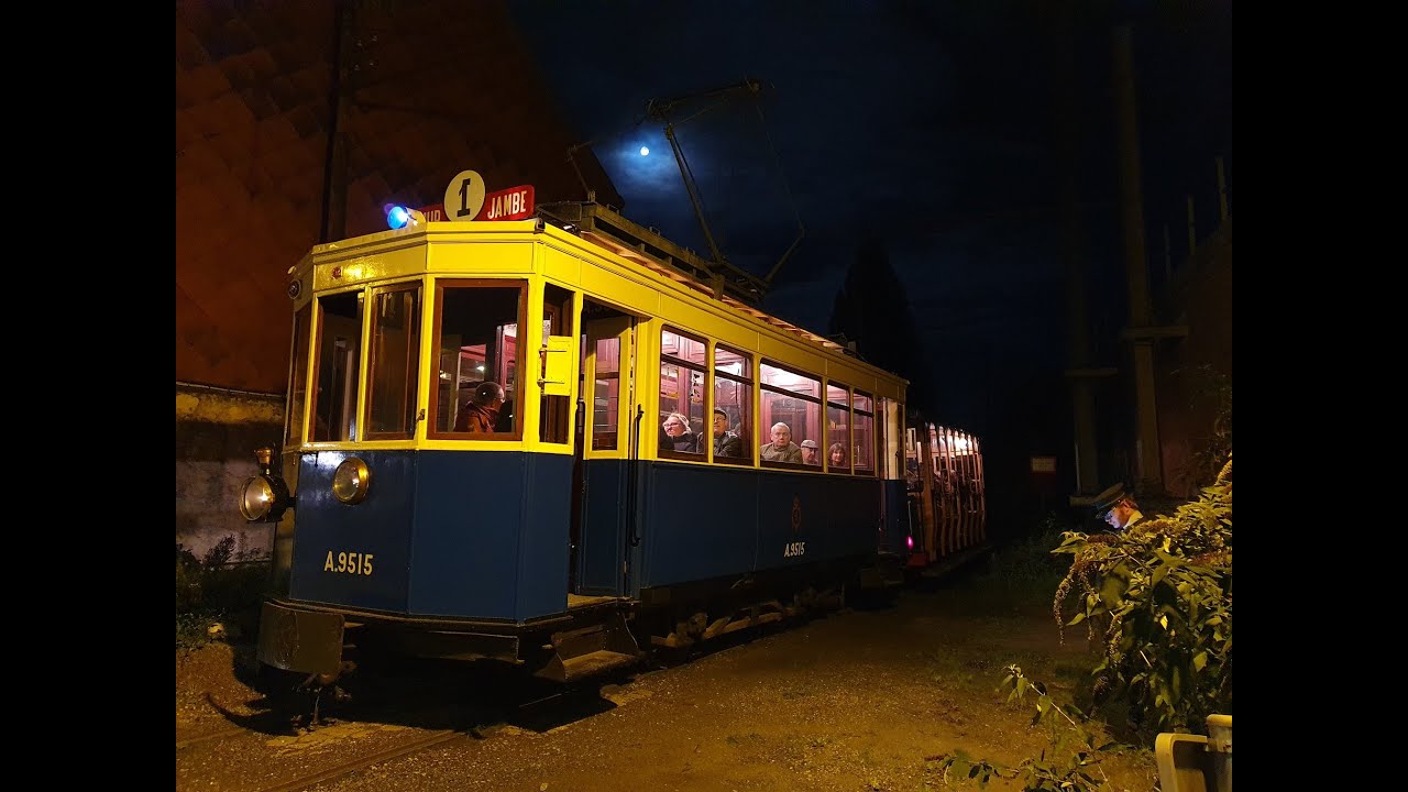 Nocturne sur les tramways historiques de l'ASVI - YouTube