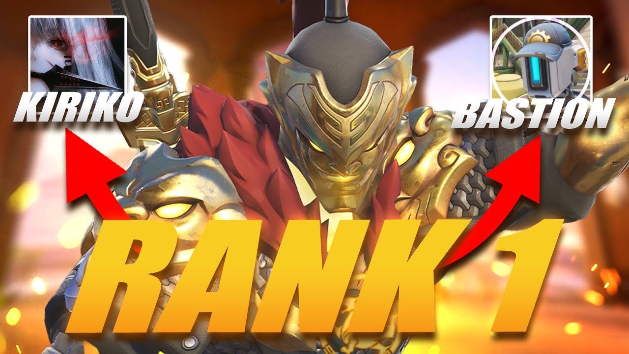 I carried the 4 stacks RANK 1 STREAMERS in Overwatch as GENJI - YouTube