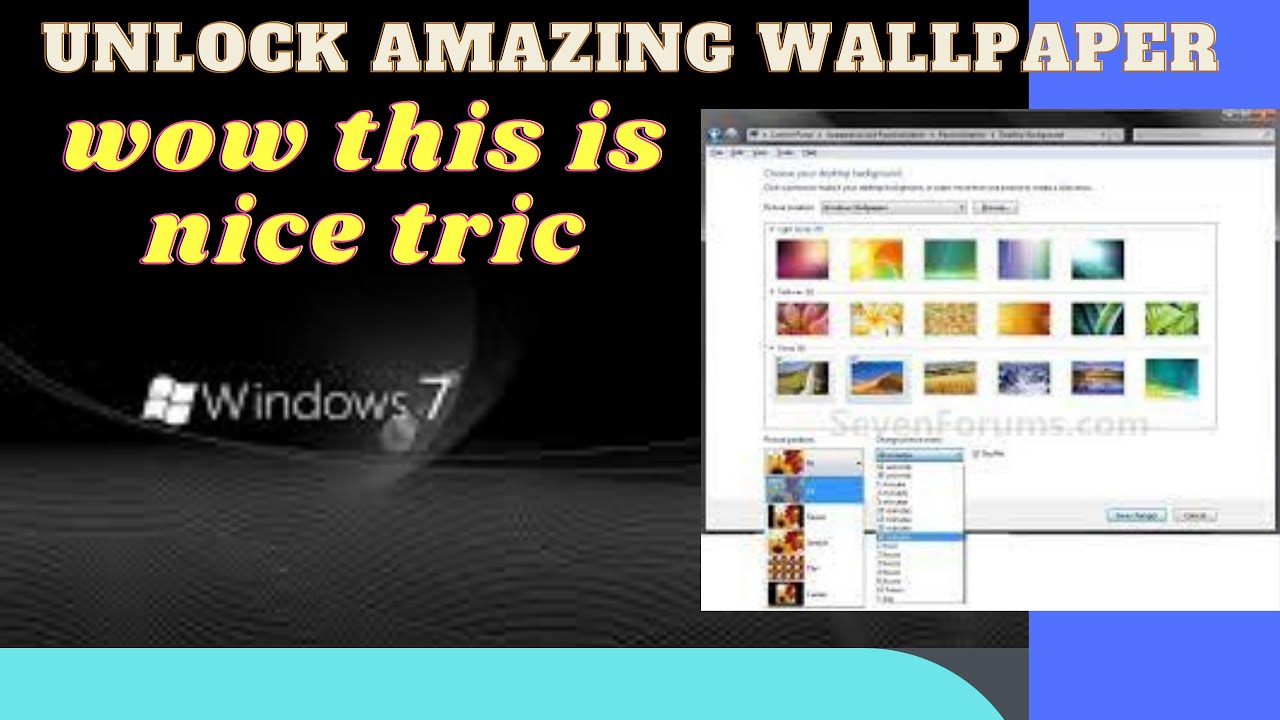 how to unlock your theme for your desktop amazing wallpapers in windows ...