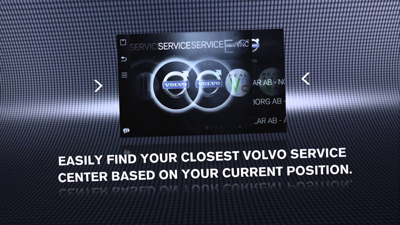 How it works: Volvo Sensus Connected Touch - YouTube