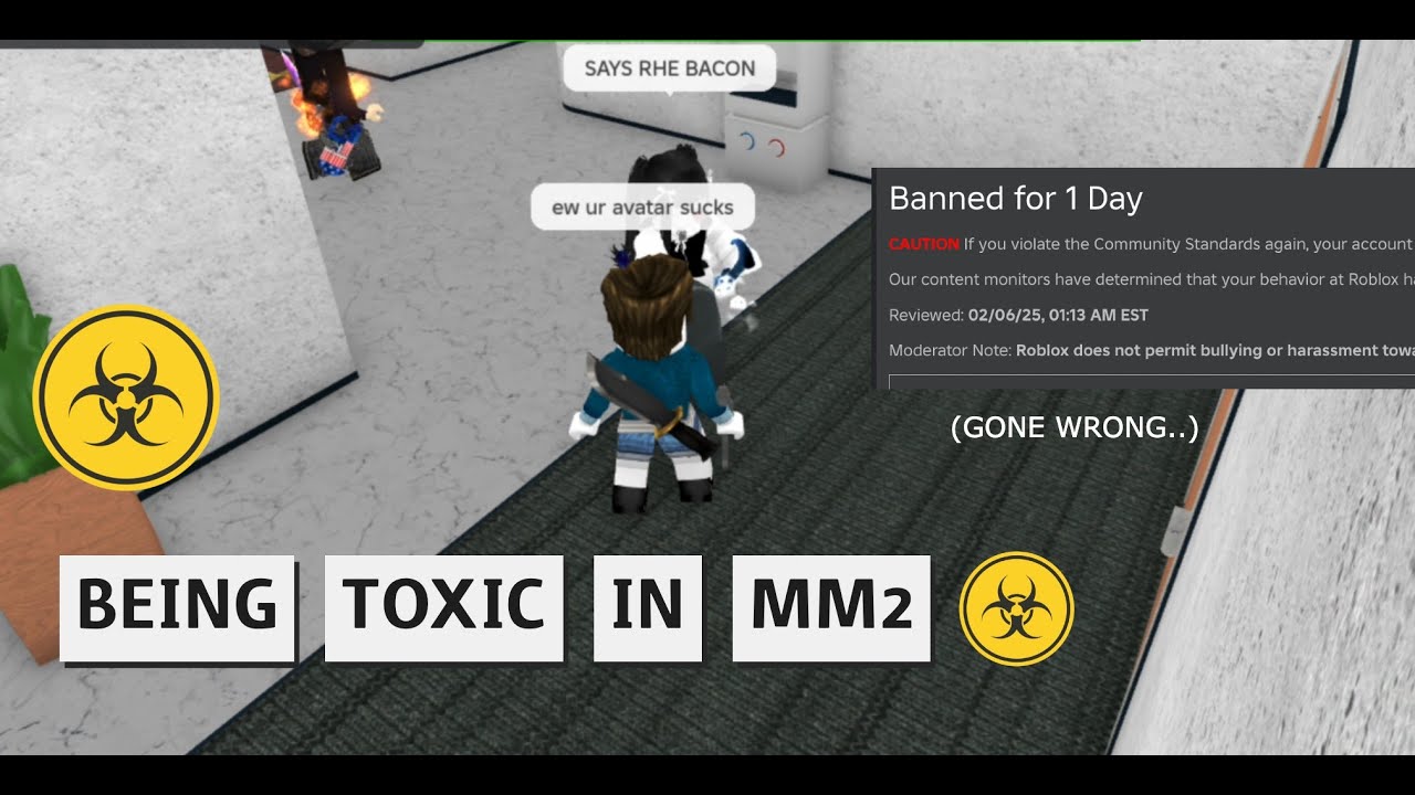 BEING TOXIC IN MM2 ☢️ (AGAIN) - YouTube