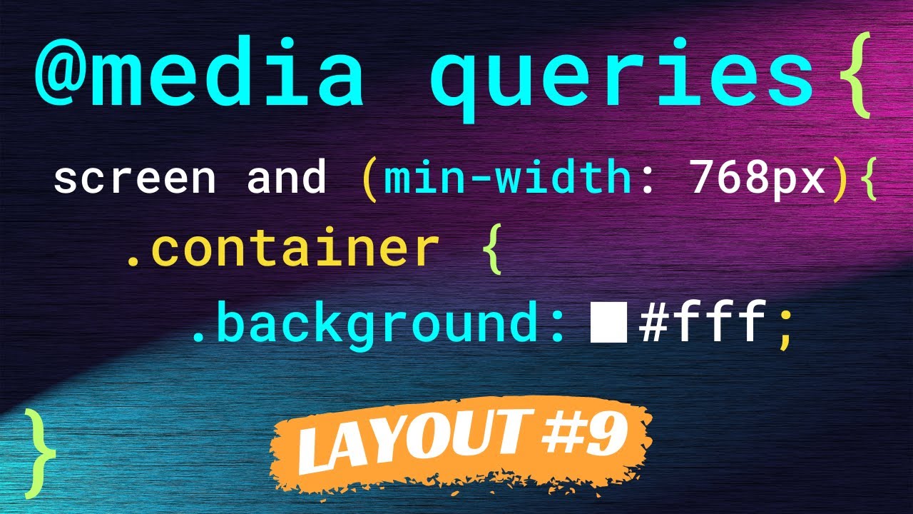 HTML5 E CSS3 AVANÇADO - LAYOUT #9- COMO UTILIZAR MEDIA QUERIES PARA ...
