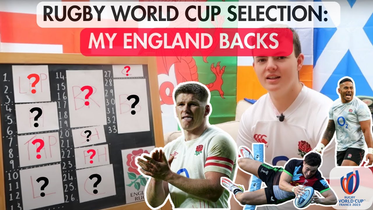 My England Rugby World Cup Squad | THE BACKS - YouTube