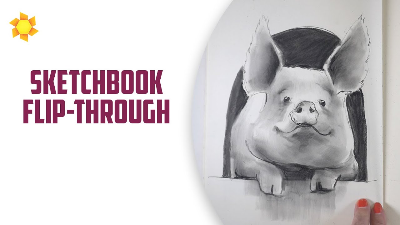 Current sketchbook flip-through - YouTube