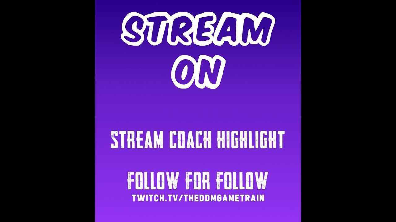 LIVE STREAM RANT | Follow 4 Follow | Twitch Coach - YouTube