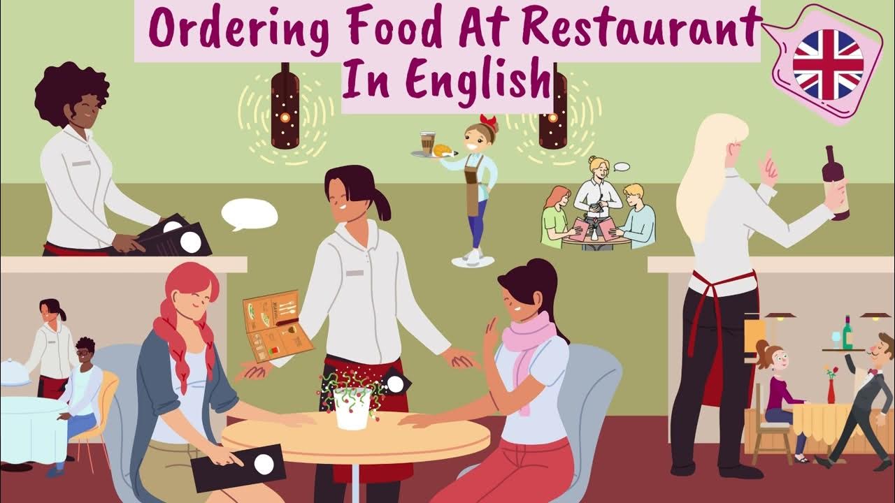 Ordering Food at restaurant in English |English Conversation Practice # ...