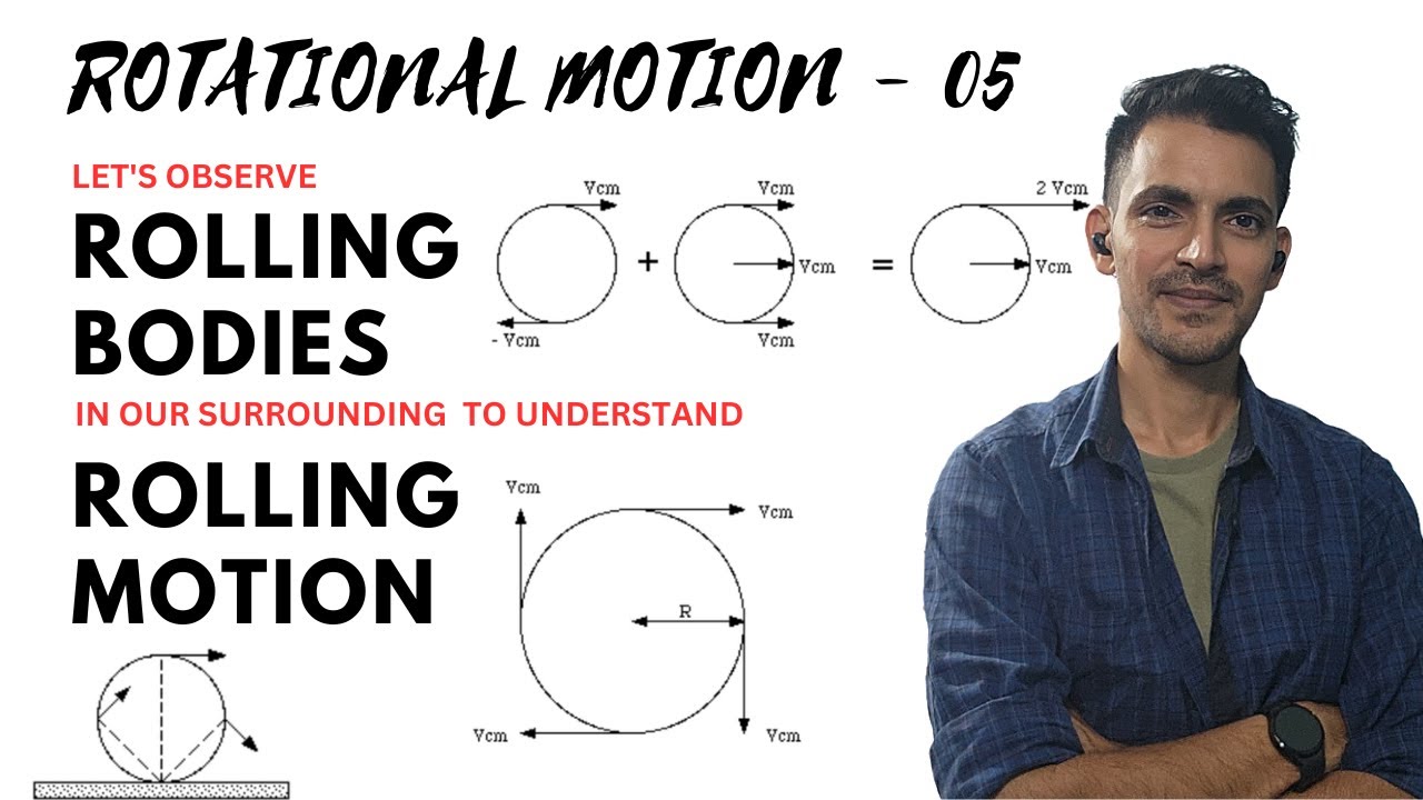 Rotational Motion 05 | ROLLING MOTION Class 11 Physics JEE - YouTube