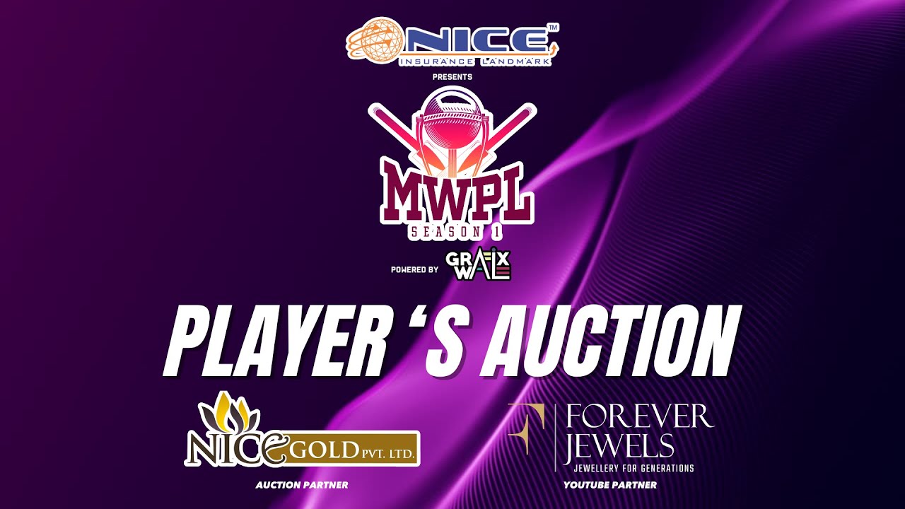 MWPL SEASON 1 PLAYER 'S AUCTION - YouTube