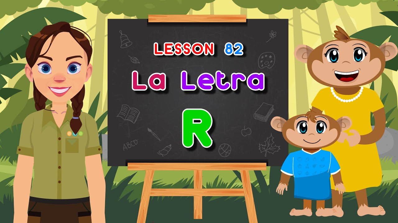 Spanish for Kids - The letter R | Spanish Safari Show Lesson 82 - YouTube