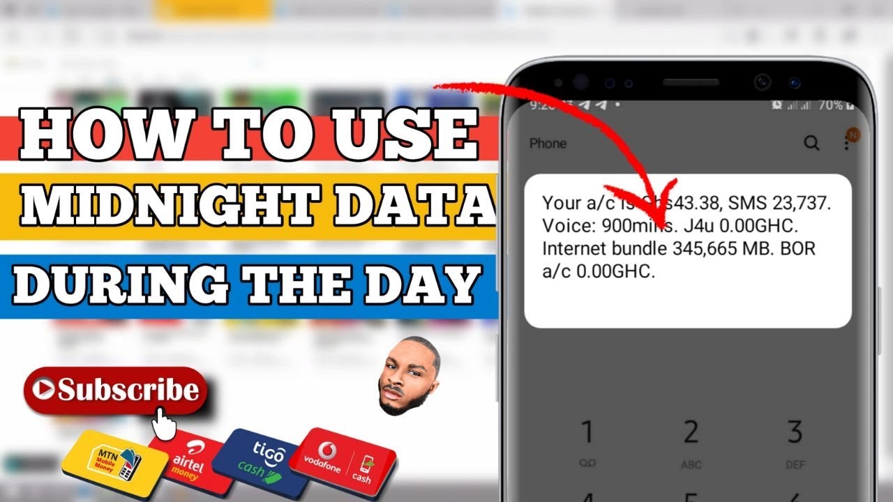 How To Use Midnight Data During The Day || 2022 New Method - YouTube