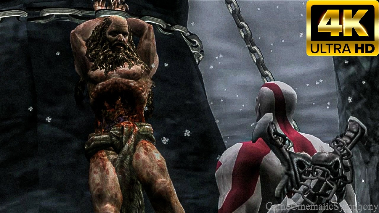 GOD OF WAR 2 | Kratos Sacrifices Prometheus(Flame of the Titans ...