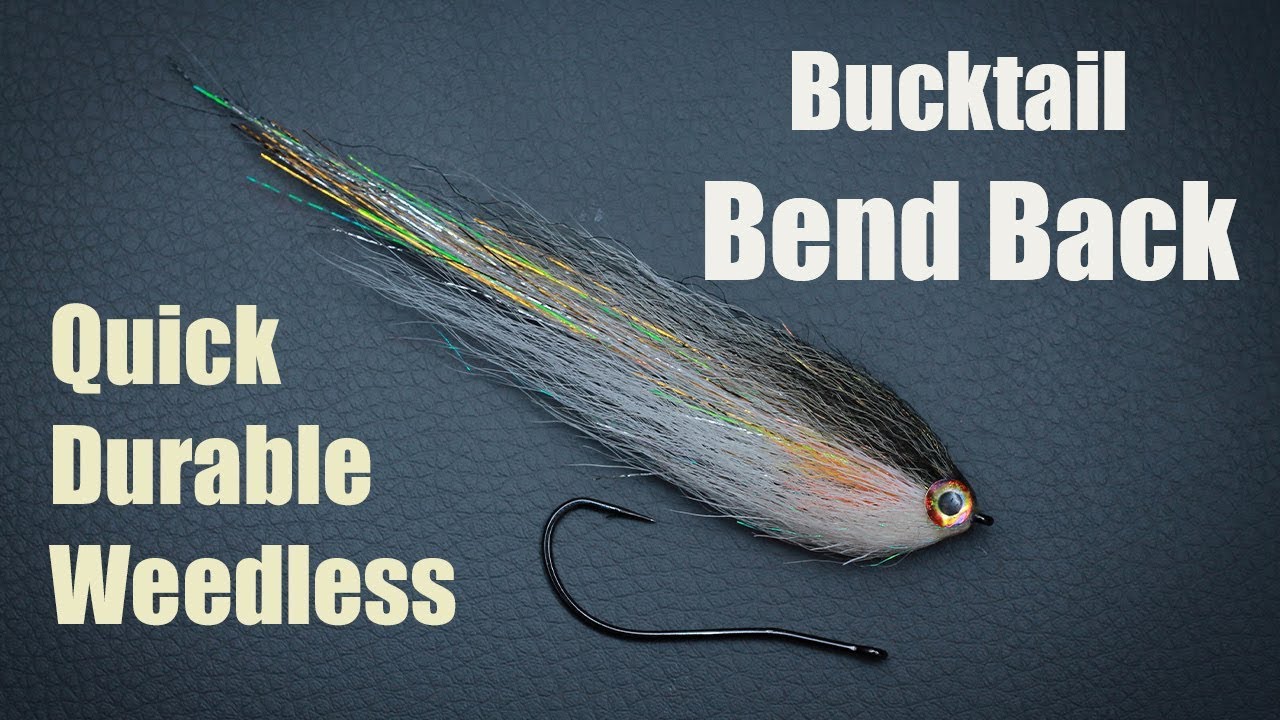 Tying the deadly Bucktail Bend Back (pike,zander,perch,bass) - YouTube