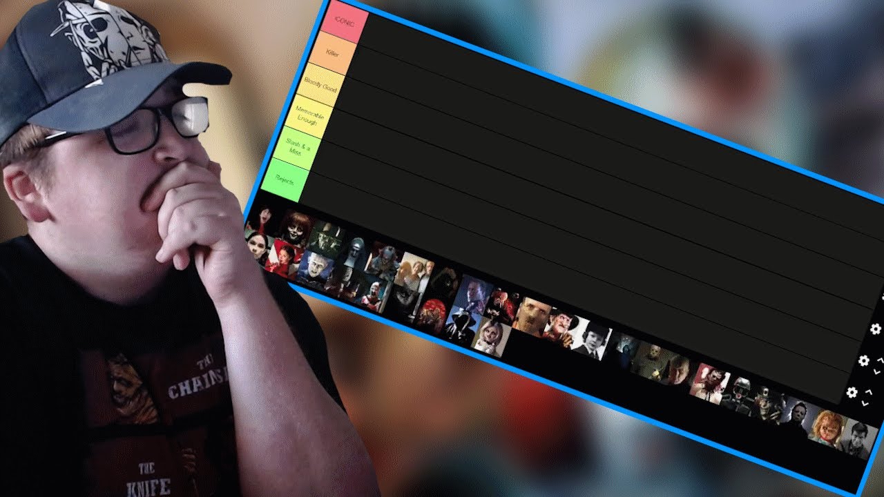 These Are Icons | Iconic Horror Killers Tier List - YouTube