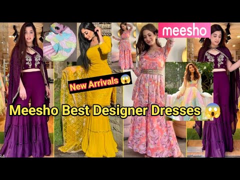 Meesho Haul💃Meesho Partywear Indo Western Dress/Gown Haul💃Meesho ...