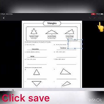 Ipad Worksheet Tutorial - YouTube