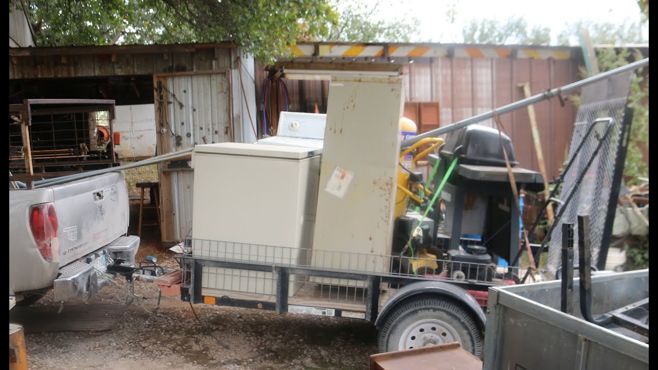 a look at a small load of Scrap Metal that I picked up Sunday - YouTube