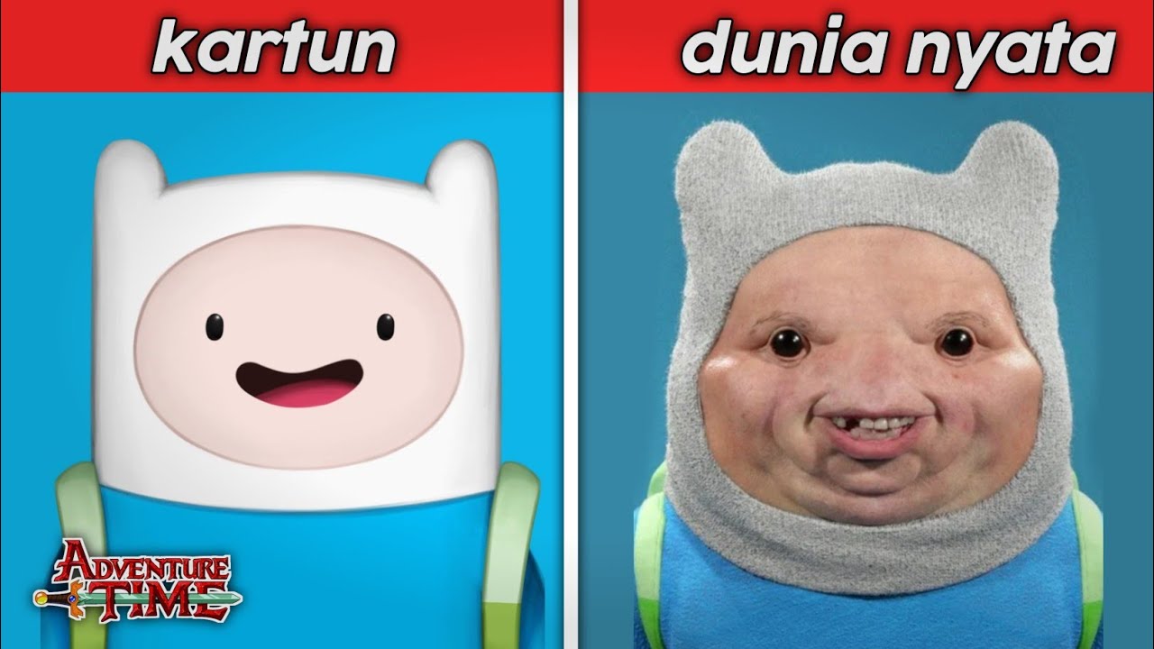 5 karakter kartun yang beneran ada di dunia nyata!! 😱rill cuy - YouTube