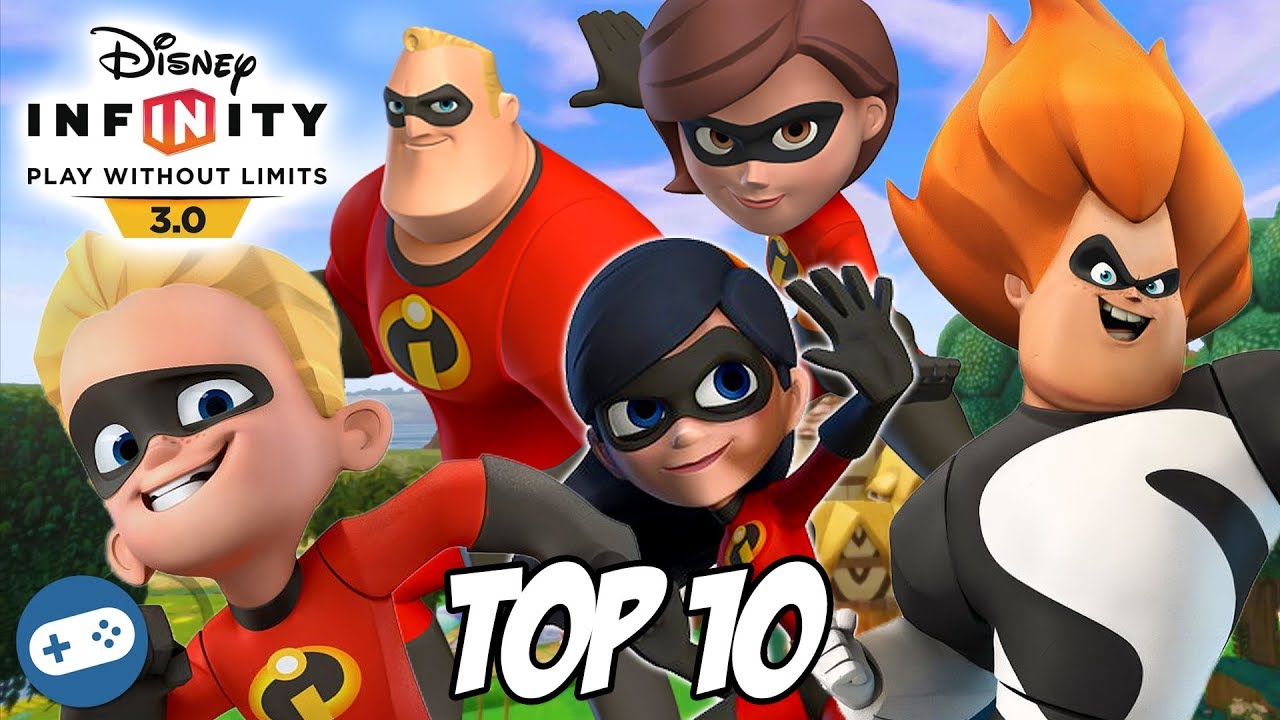 Top 10 The Incredibles Disney Infinity Toy Box Fun Gameplay Videos ...