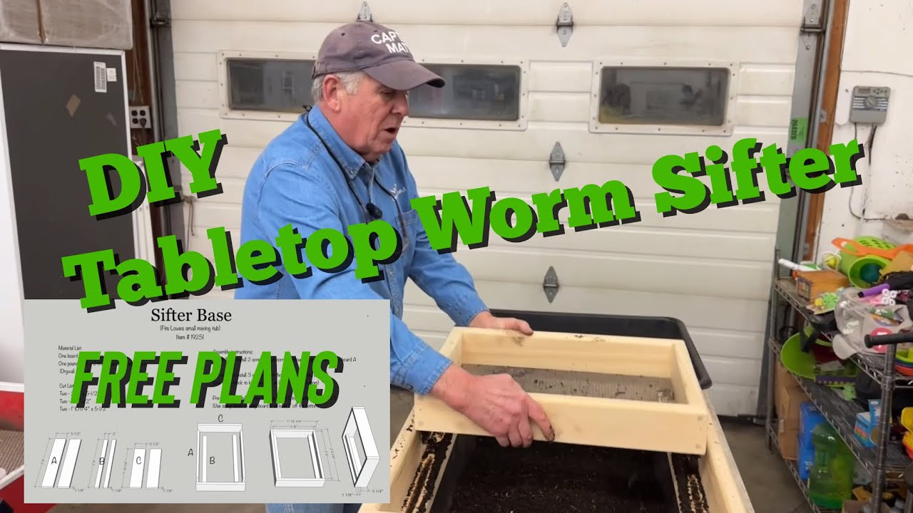 DIY Worm Sifter - Free Plans - YouTube