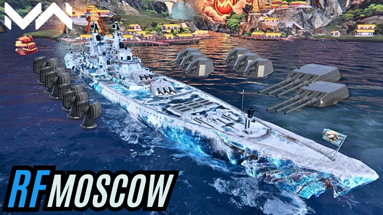 RF Moscow - Russian guided missile battleship | Modern Warships - YouTube