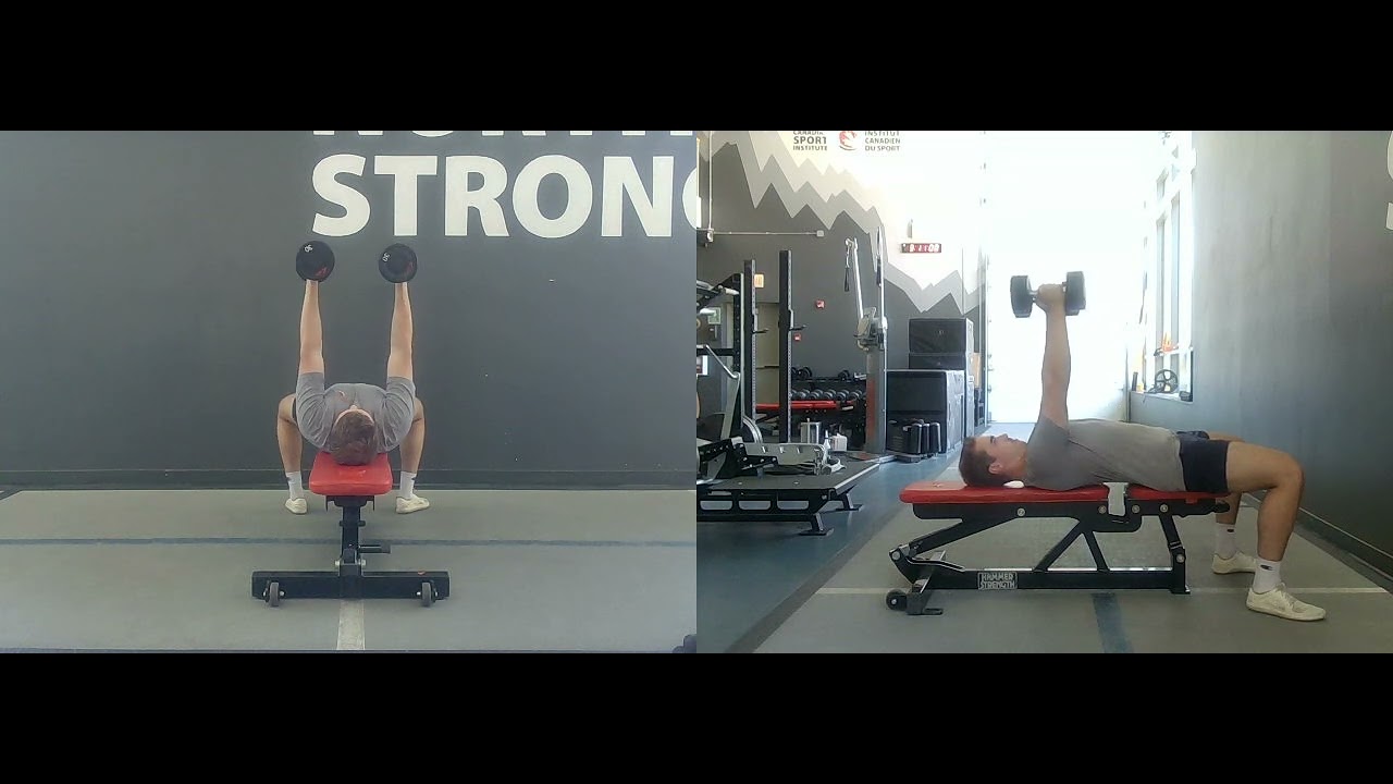 Bench Press w/ DB (Neutral Grip) - YouTube