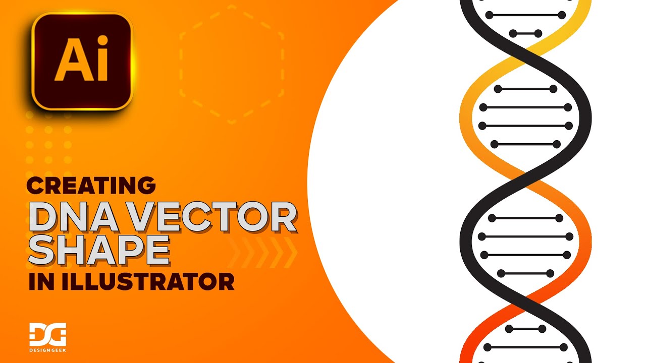 DNA LOGO in Adobe Illustrator CC 2020 | Illustrator Tutorial - YouTube