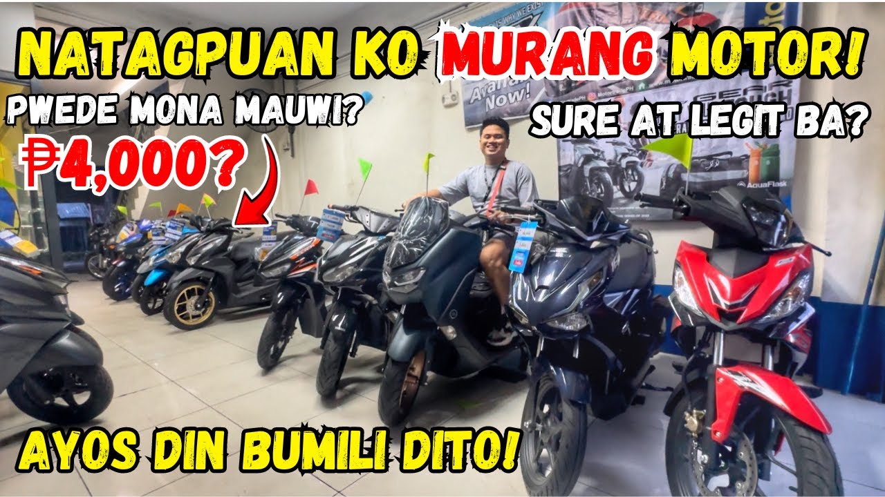 Bagsakan ng MURANG MOTOR Secondhand sa MANILA! - YouTube