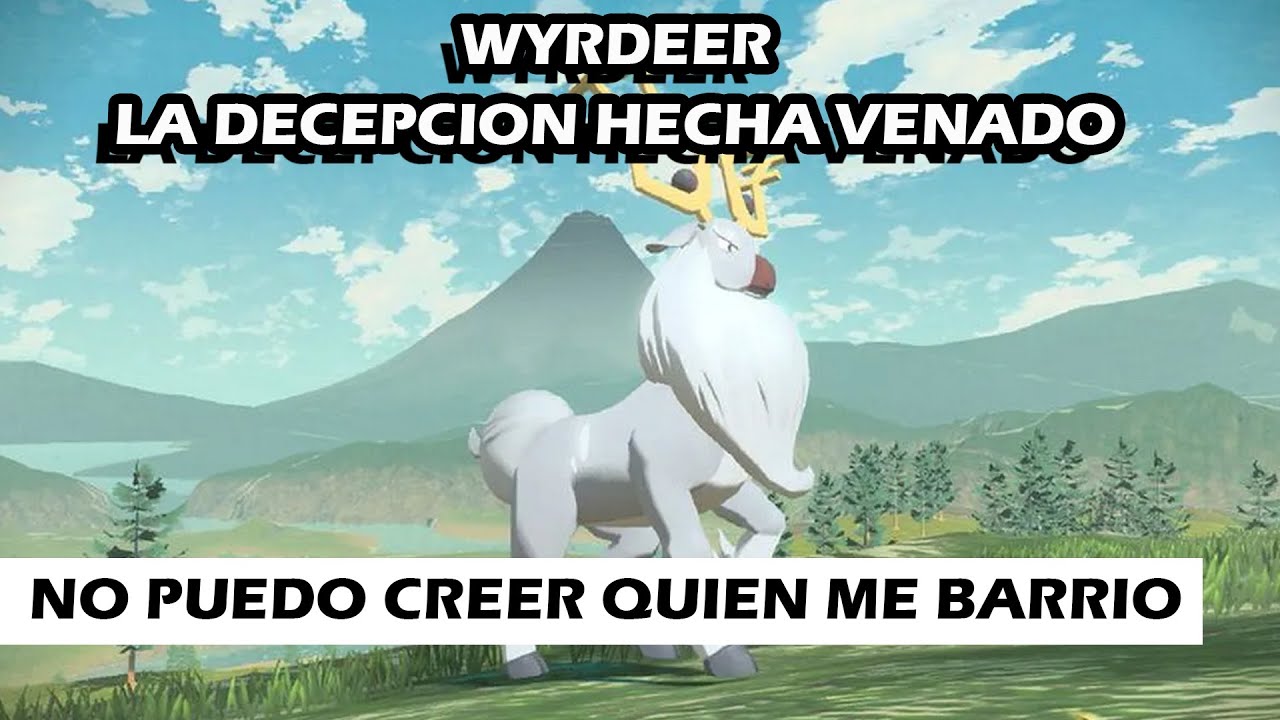 WYRDEER LA DECEPCION HECHA VENADO / POKEMON ESCARLATA Y PURPURA ...