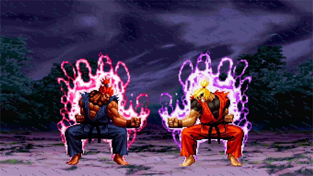 SHIN AKUMA VS DRAGON KEN - YouTube