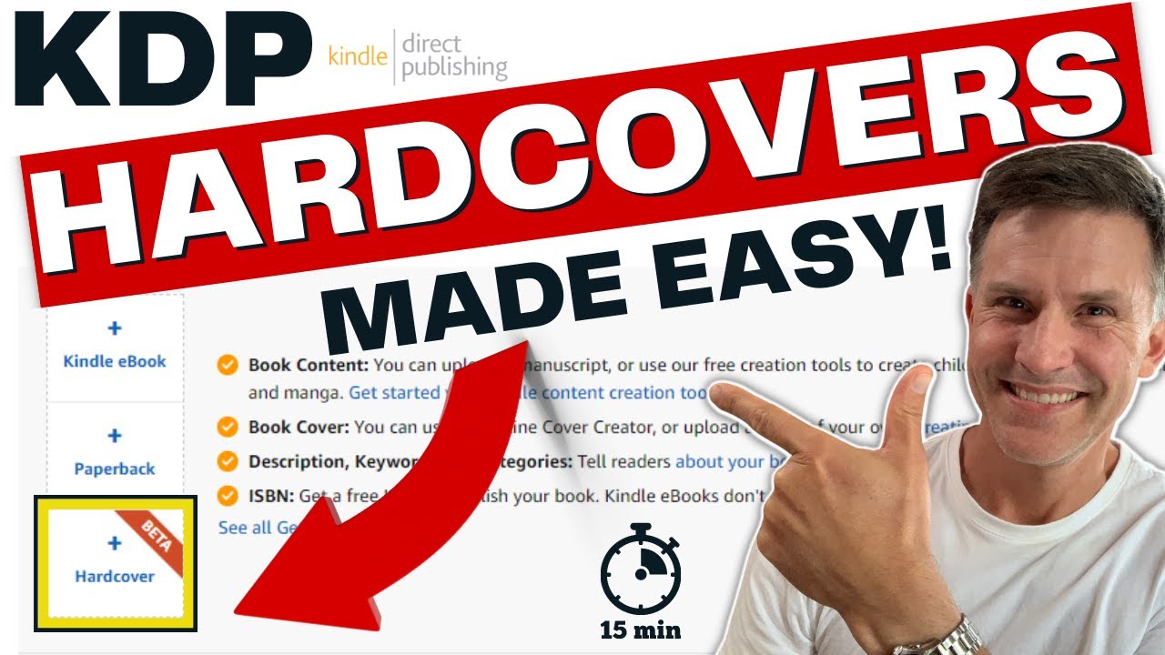 KDP Hardcover Books Made EASY! WATCH NOW - YouTube